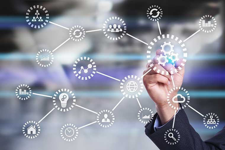 Business Process Visualization for Service Management